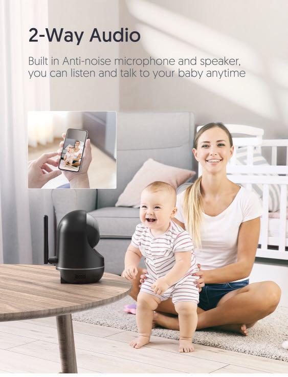 Victure PC650 Security Camera [2021 Upgraded] Wi-Fi Camera, Victure ...
