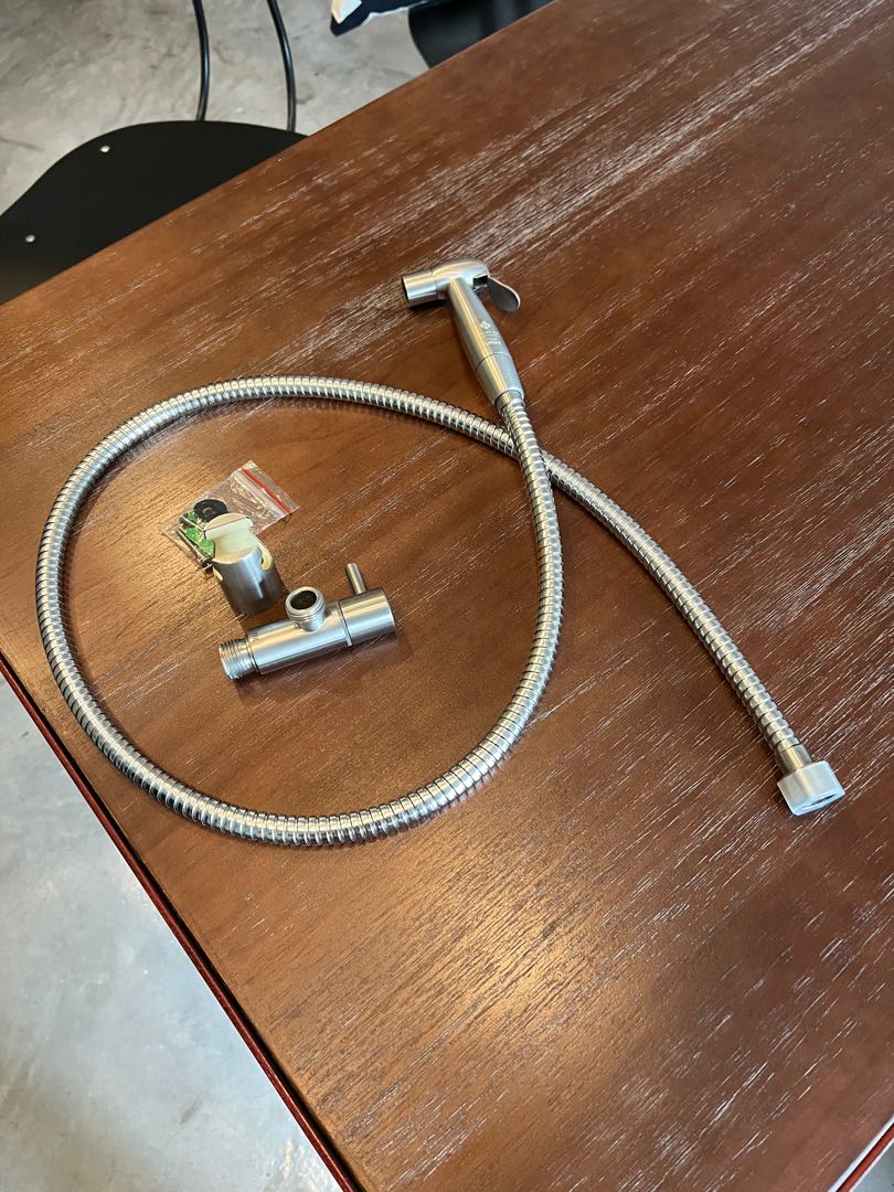 VRH Bidet Handspray, Hose and Holder Set, Furniture & Home Living ...