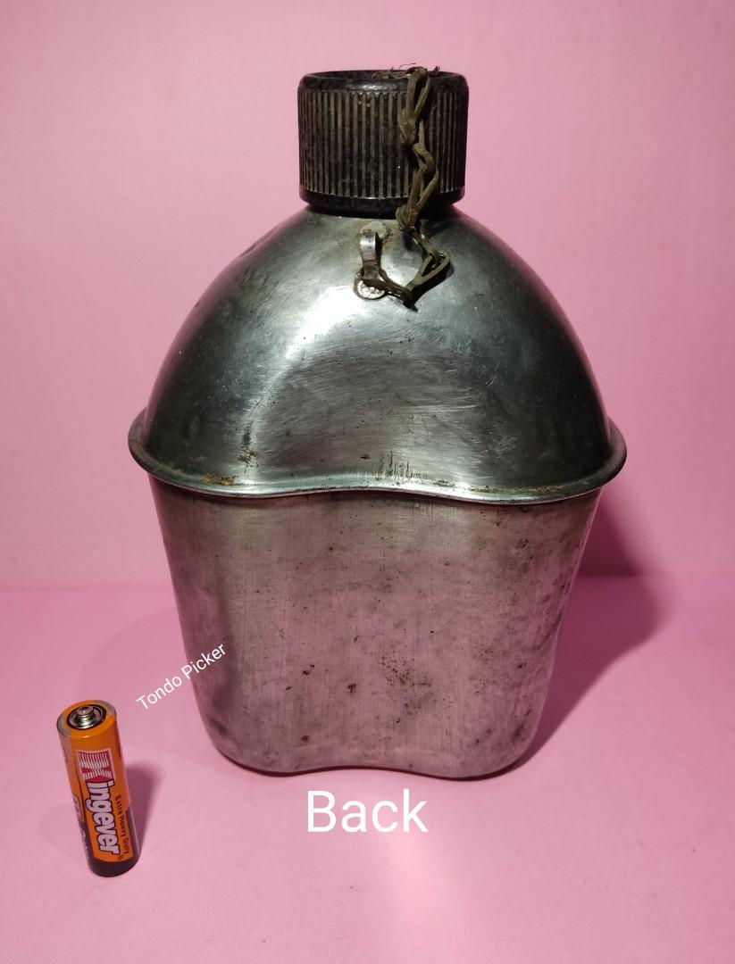 WWII U.S. Military metal canteen / water jug from 1944, Hobbies & Toys ...