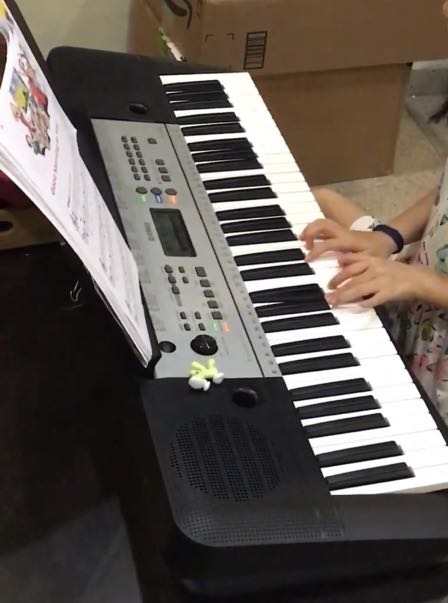 Yamaha Digital Keyboard YPT-255 (incl. Keyboard Stand), Hobbies & Toys ...