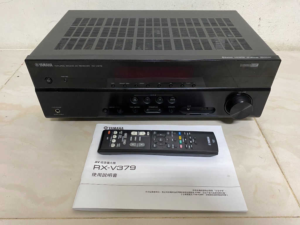 YAMAHA RX V379 收音/AV環繞擴大機 藍芽 4K家庭劇院 5.1聲道 HDMI/ 有原廠遙控器~, 耳機及錄音音訊設備 ...