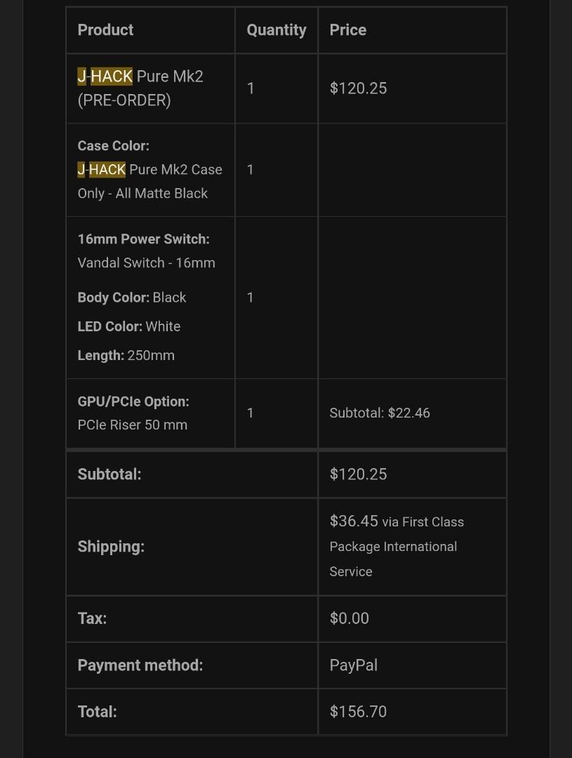 [3.1L ITX] J-HACK Pure Mk2 - APU/Low Profile GPU Case, Computers & Tech ...