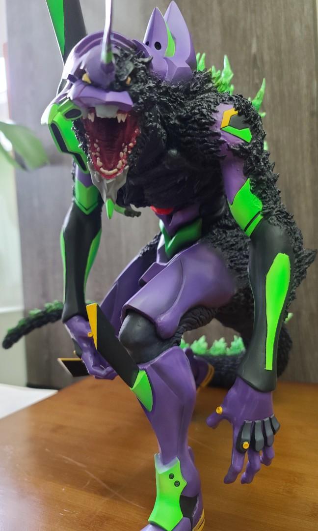 X plus 初號機 哥斯拉 哥吉拉 東宝30cm Bandai 覺醒 覚醒(搪膠 大膠 中膠 膠品 sofubi sofvi Vinyl), 興趣及遊戲, 玩具 & 遊戲類 - Carousell