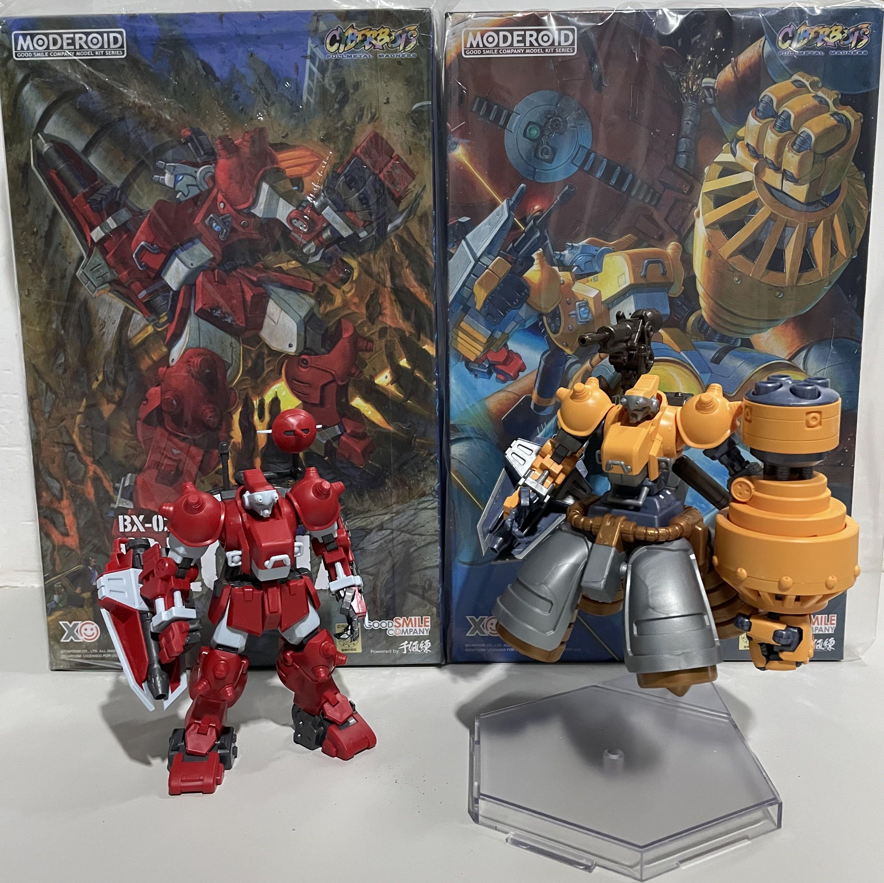 一套兩盒 素組模型 Goodsmile Moderoid 千值練 Cyberbots Blodia B-Riot / 非高達 Gundam ...