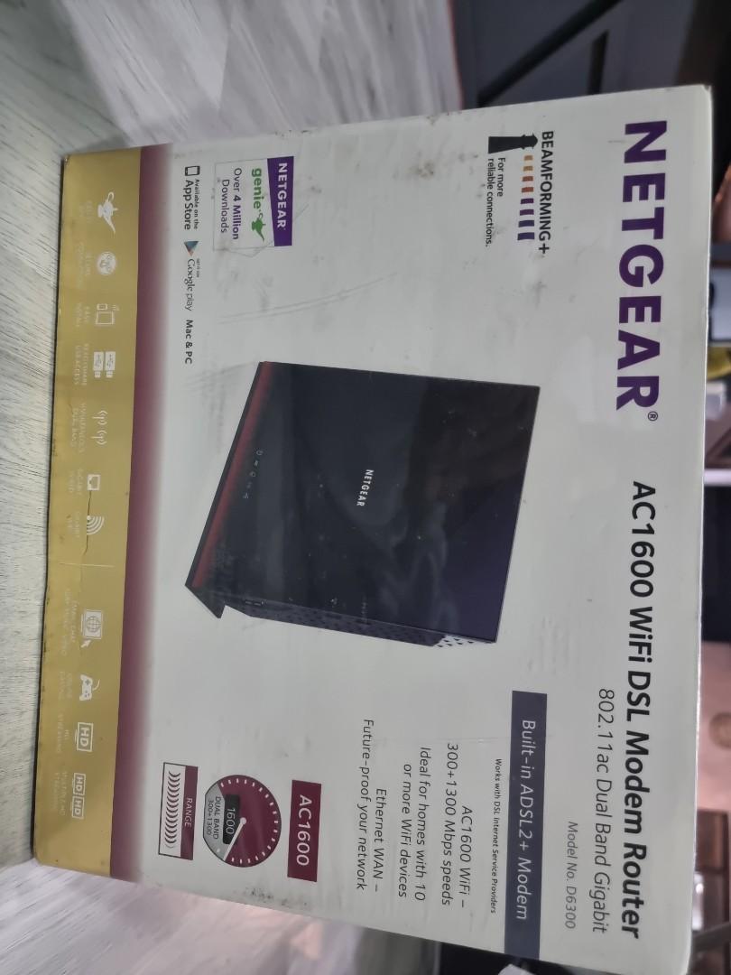 AC 1600 netgear modem router, Computers & Tech, Parts & Accessories ...