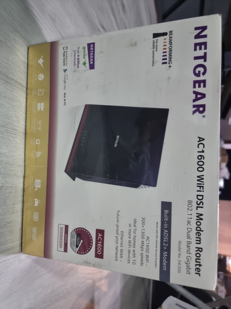 AC 1600 netgear modem router, Computers & Tech, Parts & Accessories ...