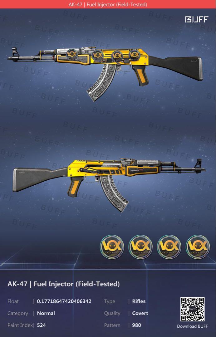 AK-47 | Fuel Injector (FT) with 4x Vox Cologne 2014 (HOLO) CSGO, Video ...