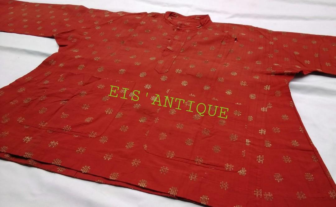 Antik baju melayu bersongket bunga tabur, Furniture & Home Living, Home ...
