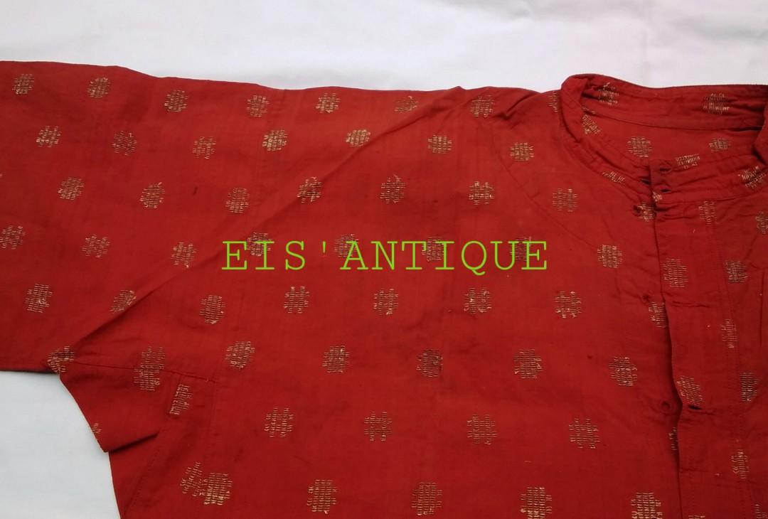 Antik baju melayu bersongket bunga tabur, Furniture & Home Living, Home ...