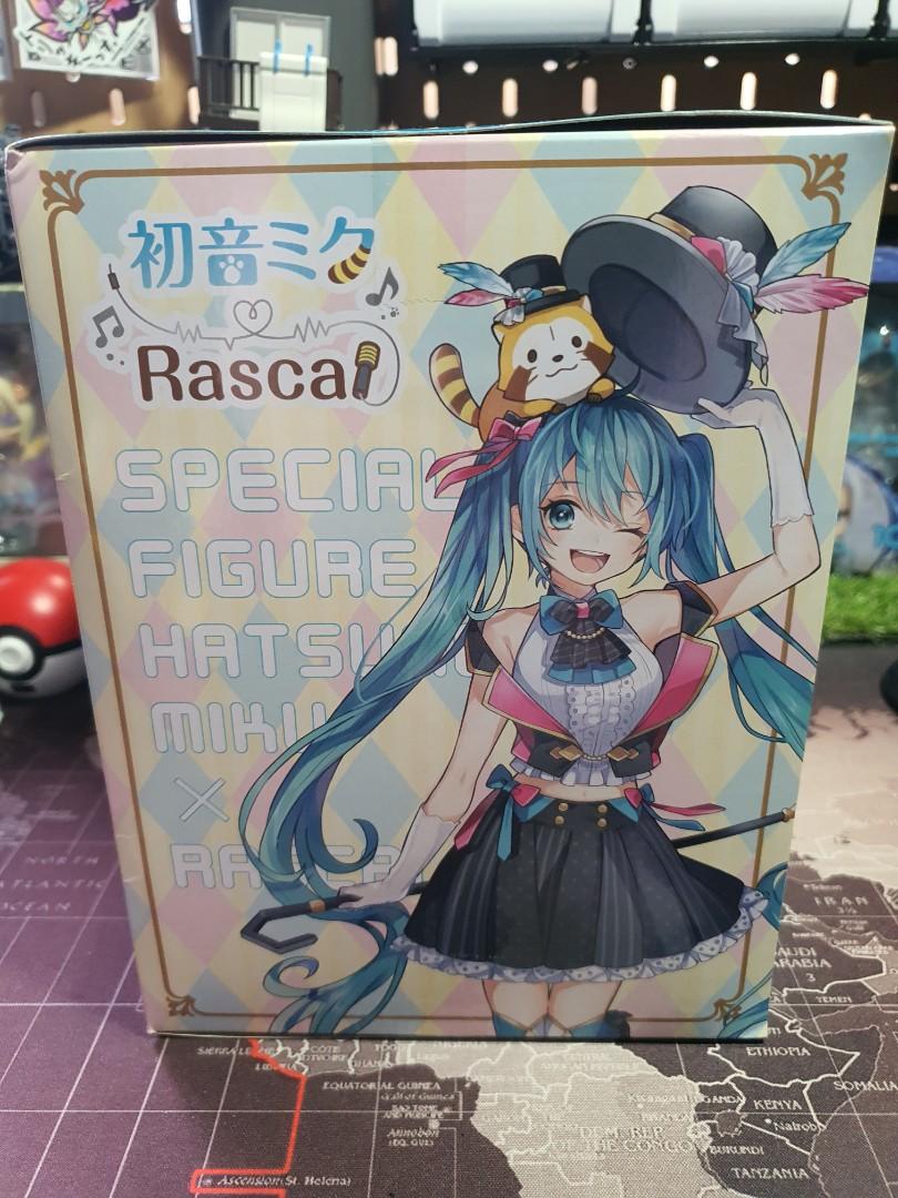 [BN] Hatsune Miku X Rascal special figure, Hobbies & Toys, Toys & Games ...