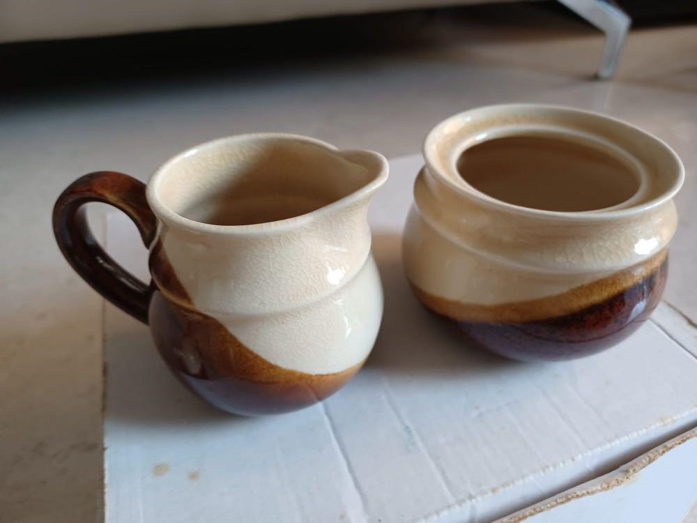 BNIB MLESNA Tea/ Coffee stoneware set, Furniture & Home Living ...