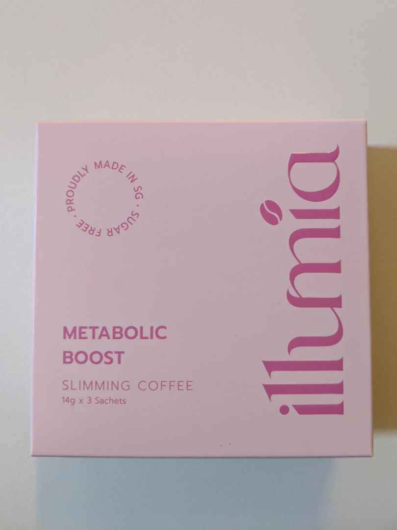 Illumia Metabolic Boost Slimming Coffee 14g x 3 sachets, Health ...