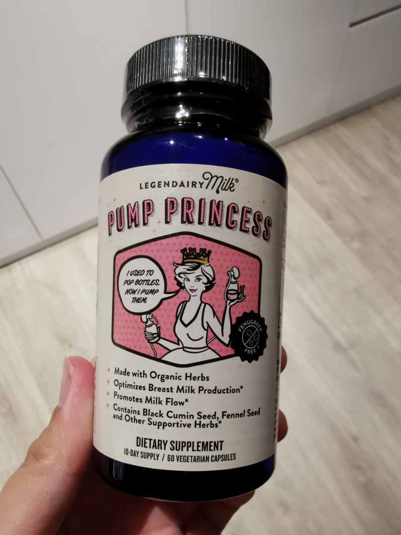 Brand new Legendairy Pump Princess 60 caps, Babies & Kids, Nursing ...