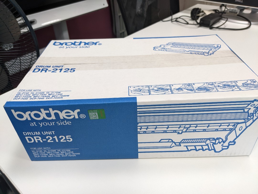 Brother Printer Drum Unit DR-2125 (Sealed), Computers & Tech, Printers ...
