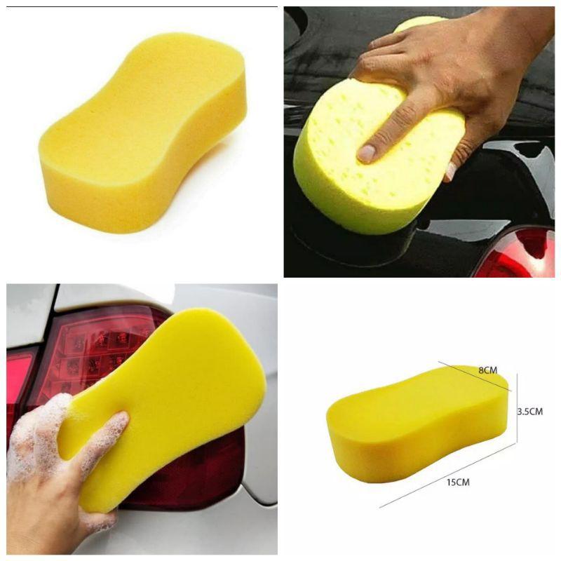 Busa Spons Sponge Spon Yellow Tebal Cuci Mobil or Motor Car Wash ...