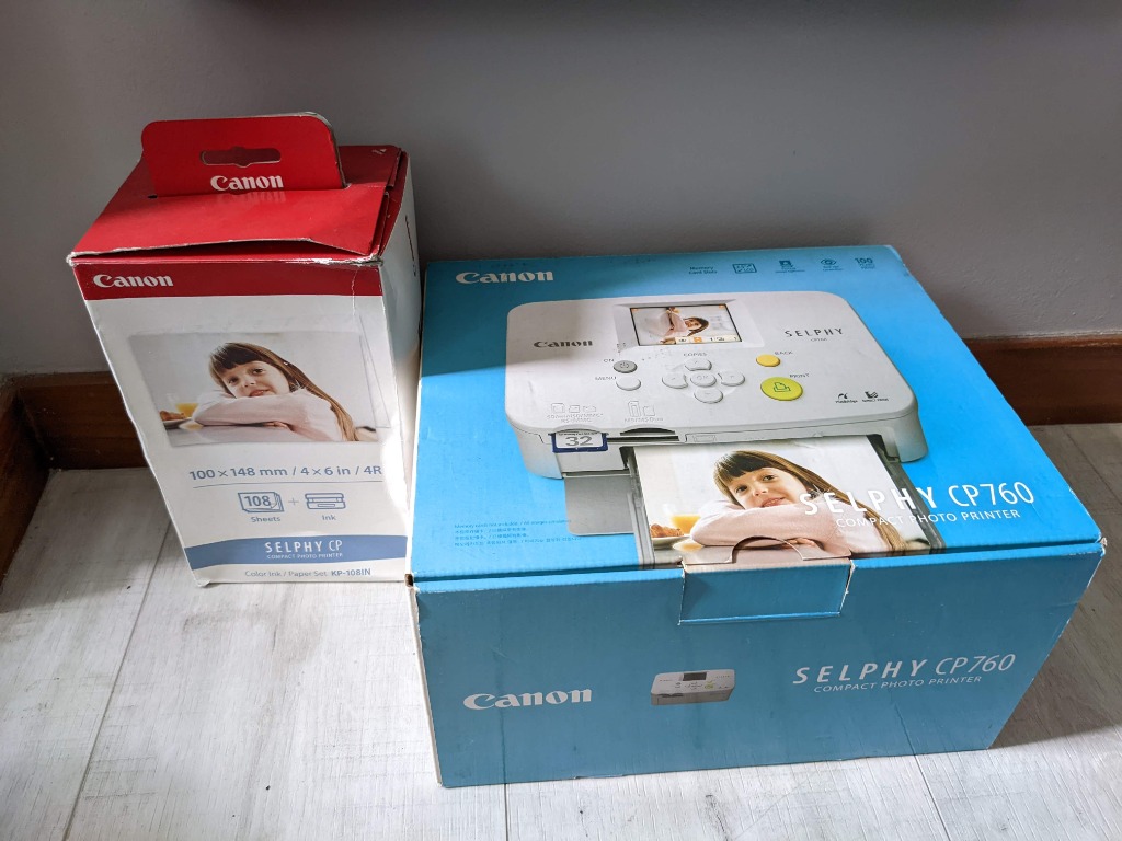 Canon SELPHY CP760 Compact Photo Printer, Computers & Tech, Printers ...
