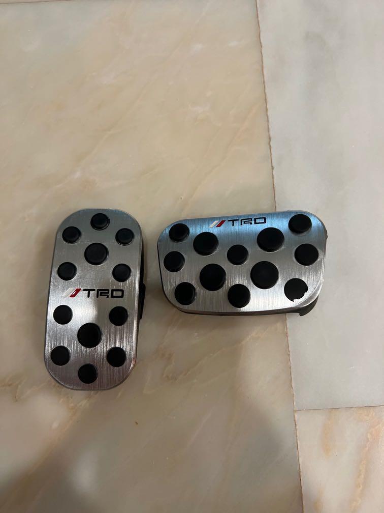 Car pedal with TRD label, Car Accessories, Accessories on Carousell