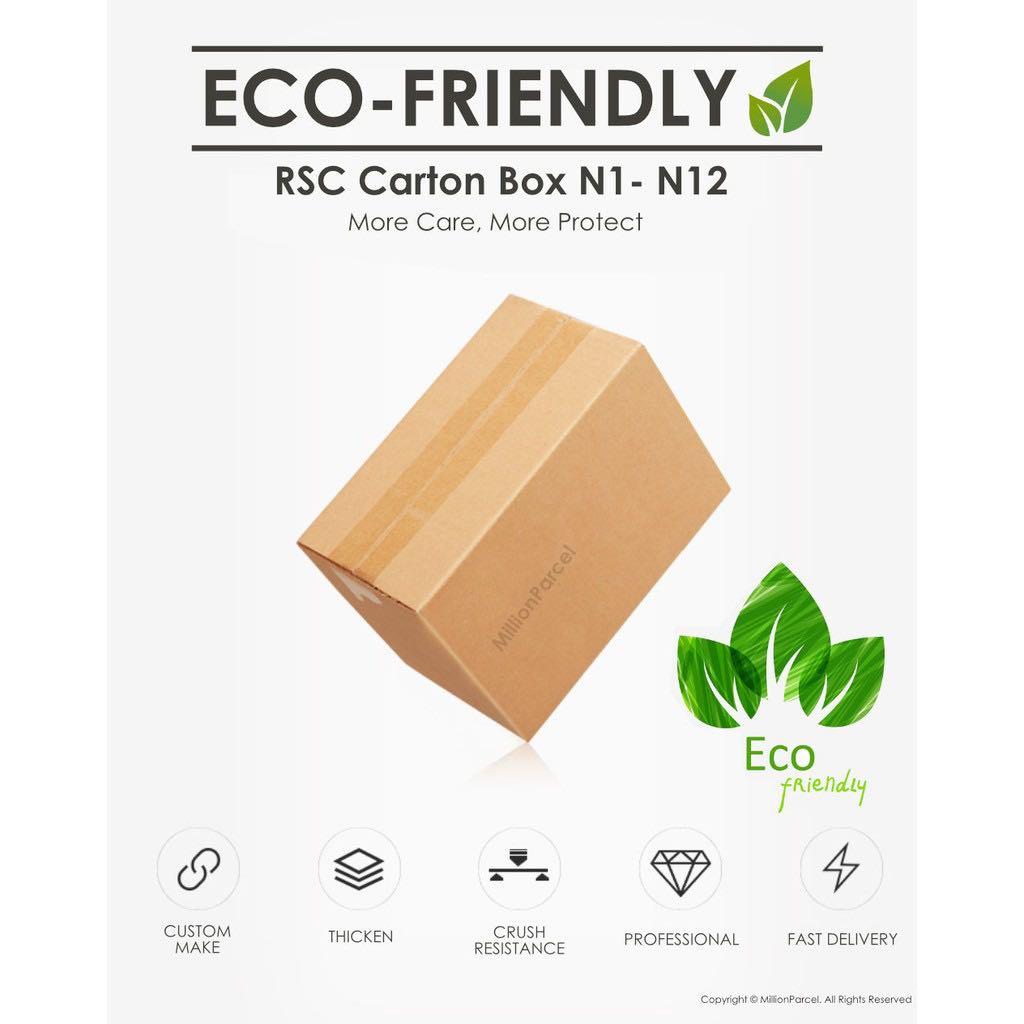 Carton boxes in Size N6 / N9, Furniture & Home Living, Home Improvement ...