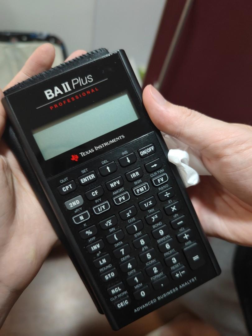 CFA approved calculator / financial calculator, Computers & Tech ...