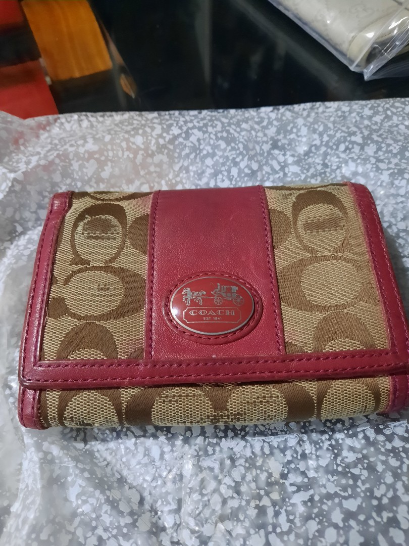 Coach original Wallet, Luxury, Bags & Wallets on Carousell