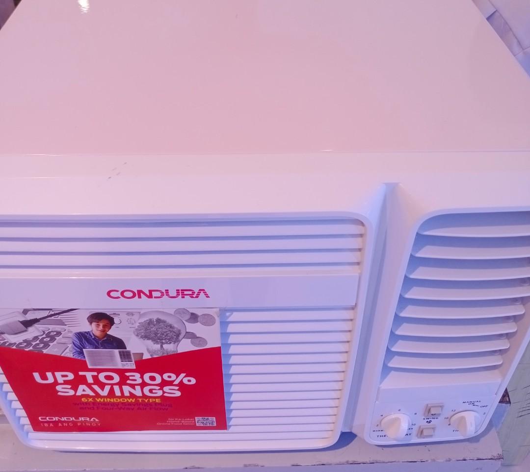 Condura window type air-con inverter and non inverter, TV & Home ...
