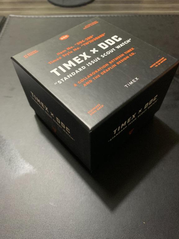 DDC-200 "TIMEX x DDC Standard Issue Scout Watch" Third Edition, 男裝, 手錶及 ...