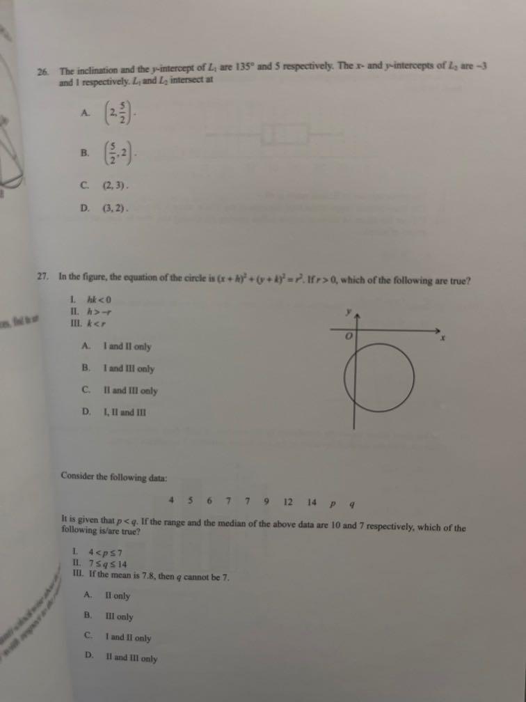 DSE Maths Mock Exam, 興趣及遊戲, 書本 & 文具, 教科書 - Carousell