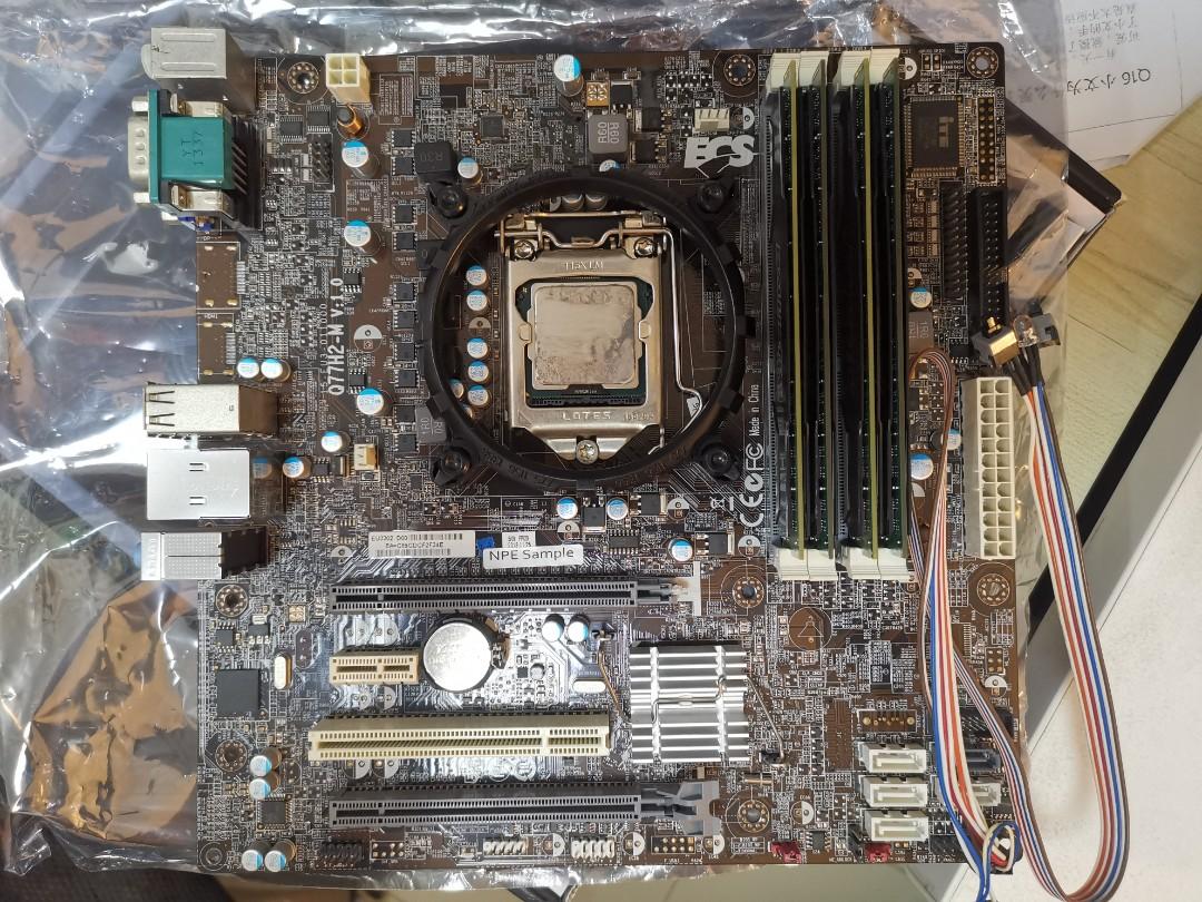 ECS B75H2-M intel LGA 1155 Motherboard, Computers & Tech, Parts ...