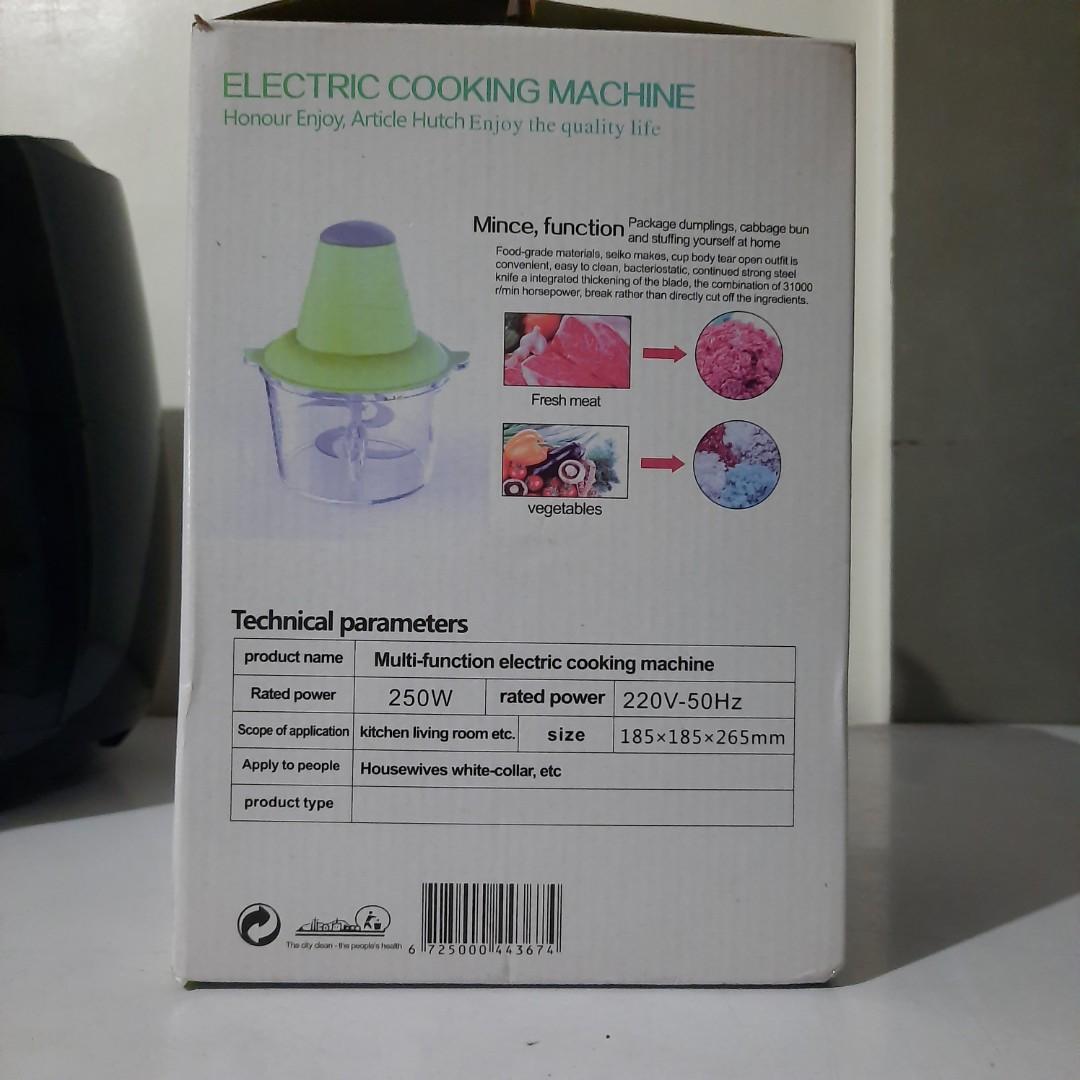 Electric cooking machine, TV & Home Appliances, Kitchen Appliances ...