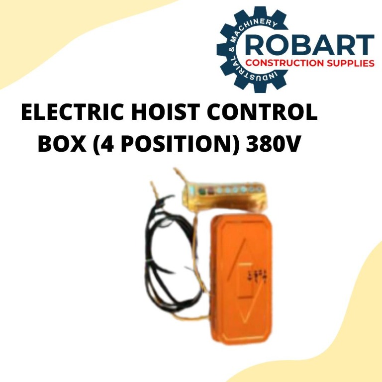 ELECTRIC HOIST CONTROL BOX (4POSITION) 380V, Commercial & Industrial ...