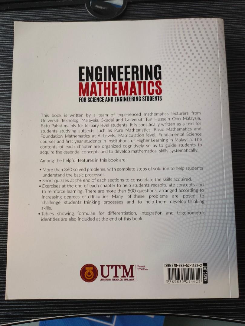 Engineering Mathematics Utm Hobbies And Toys Books And Magazines Textbooks On Carousell 