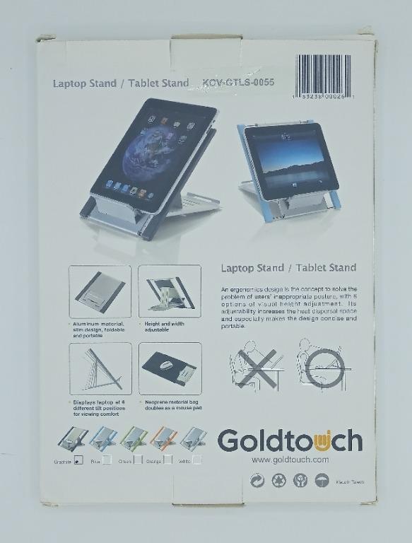 GOLDTOUCH Laptop/ Tablet Stand (KOV-GTLS-0055), Computers & Tech, Parts ...