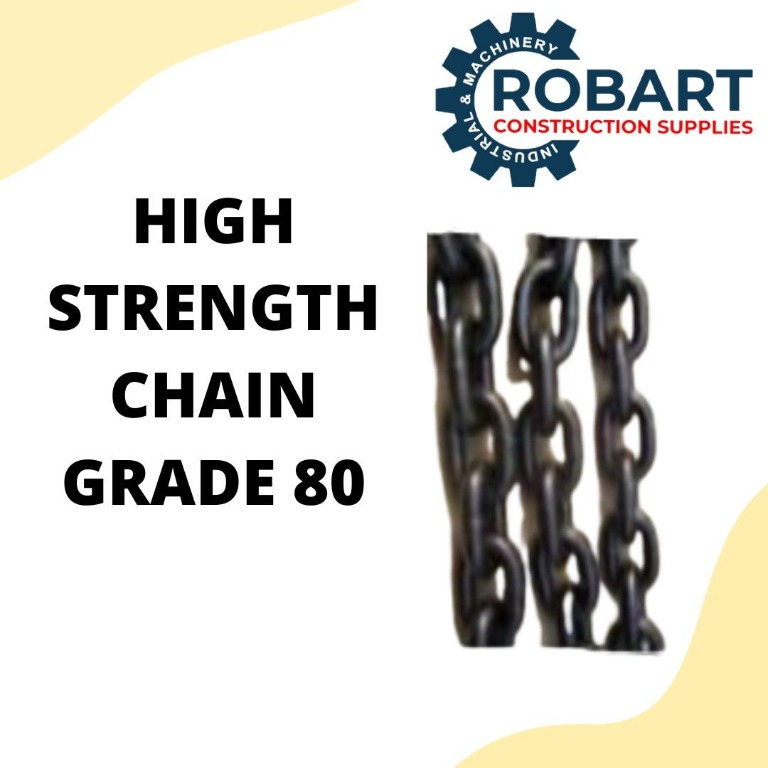 HIGH STRENGTH CHAIN GRADE 80, Commercial & Industrial, Construction ...