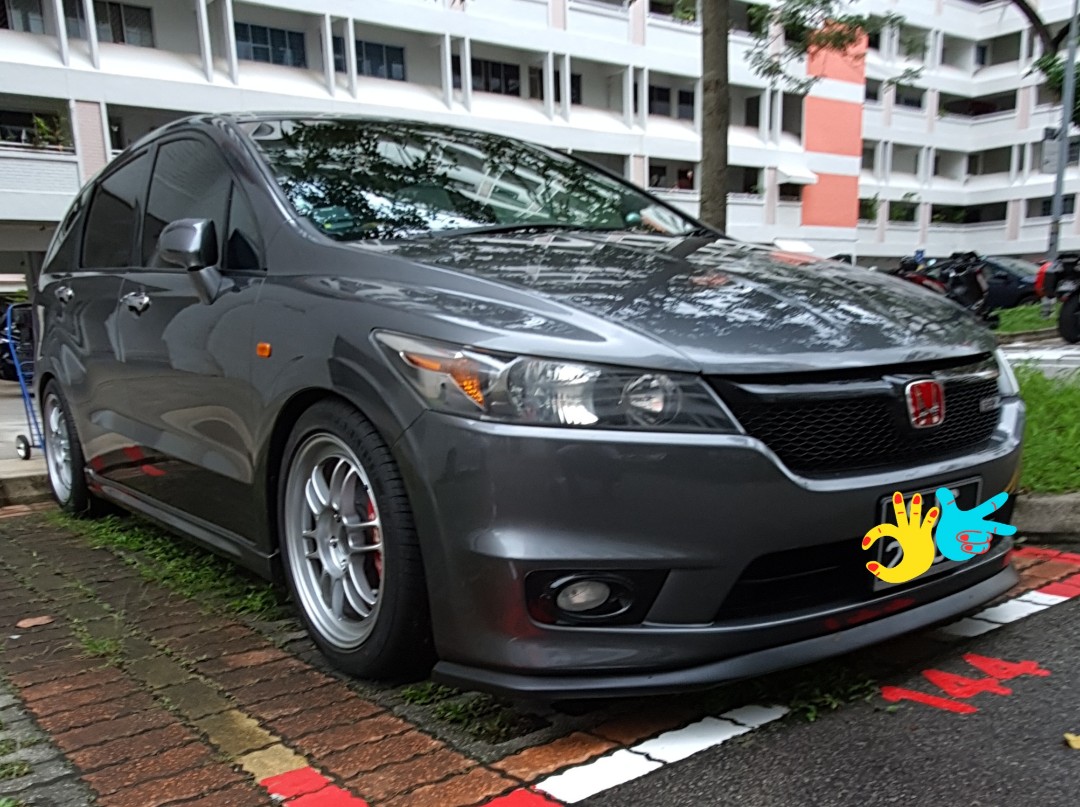 Honda Stream front PU lip, Car Accessories, Accessories on Carousell