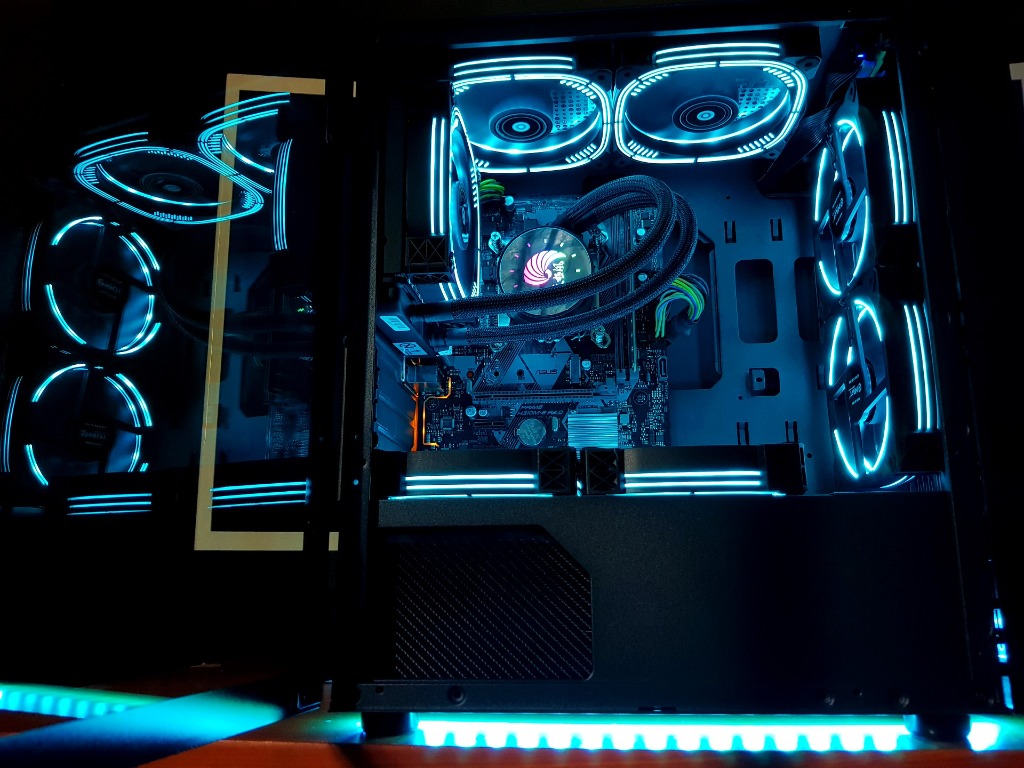 Intel i5 9th Gen Desktop PC with Liquid Cooler in a Nice Gaming Rig ...