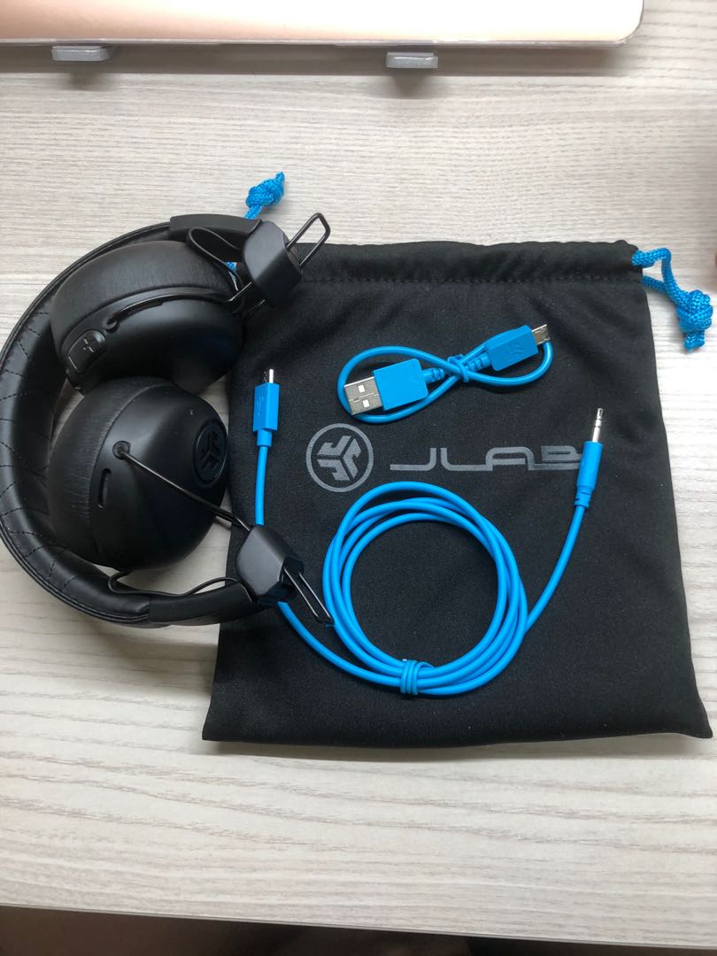 JLab studio ANC主動降噪藍芽耳機 抗噪耳機 二手, 耳機及錄音音訊設備, 耳機在旋轉拍賣