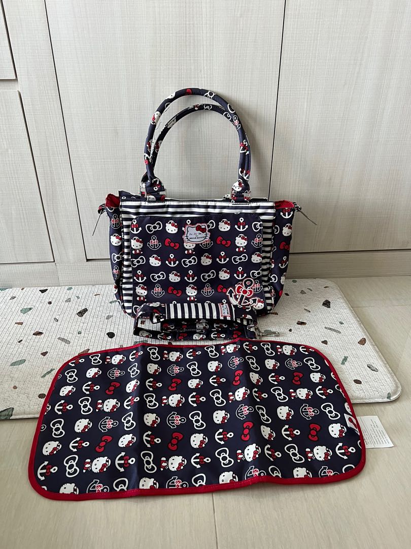Jujube Hello Kitty Diaper Bag, Babies & Kids, Going Out, Diaper Bags ...