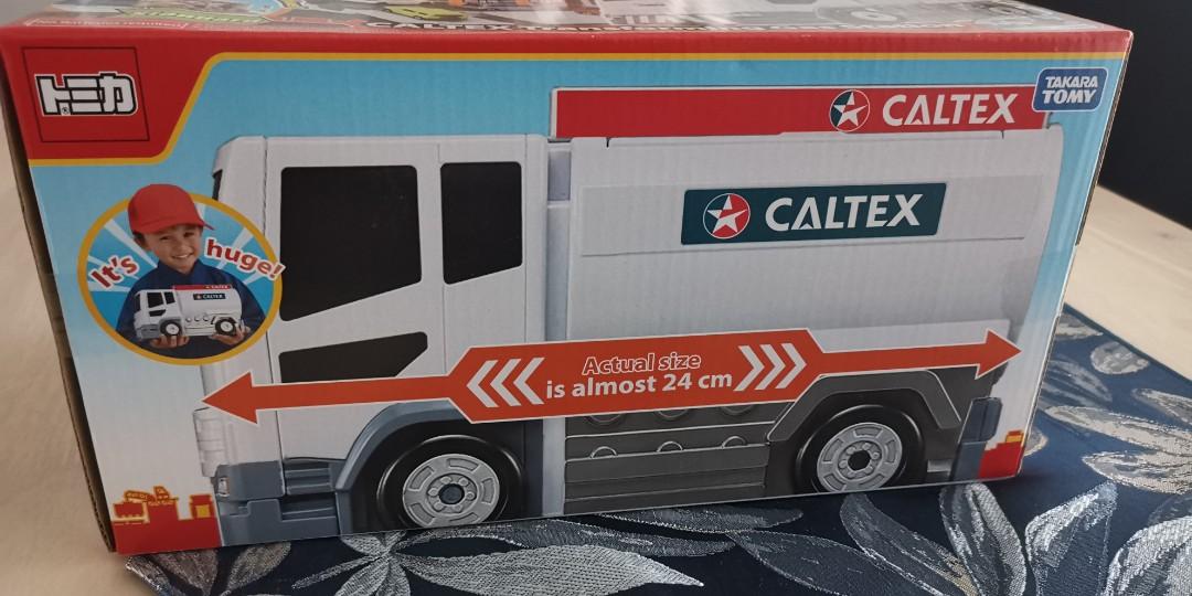 Limited Edition Tomica Caltex Transforming Gas Station Tanker Truck ...