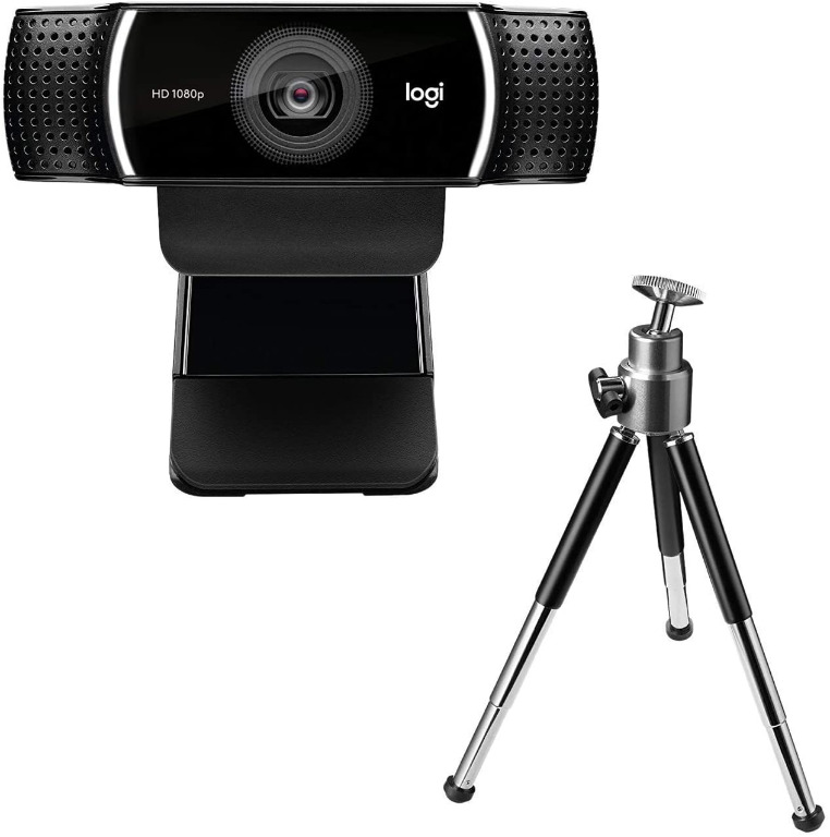 Logitech 960-001090 C922 Pro Stream Webcam, Full 1080p HD Camera ...