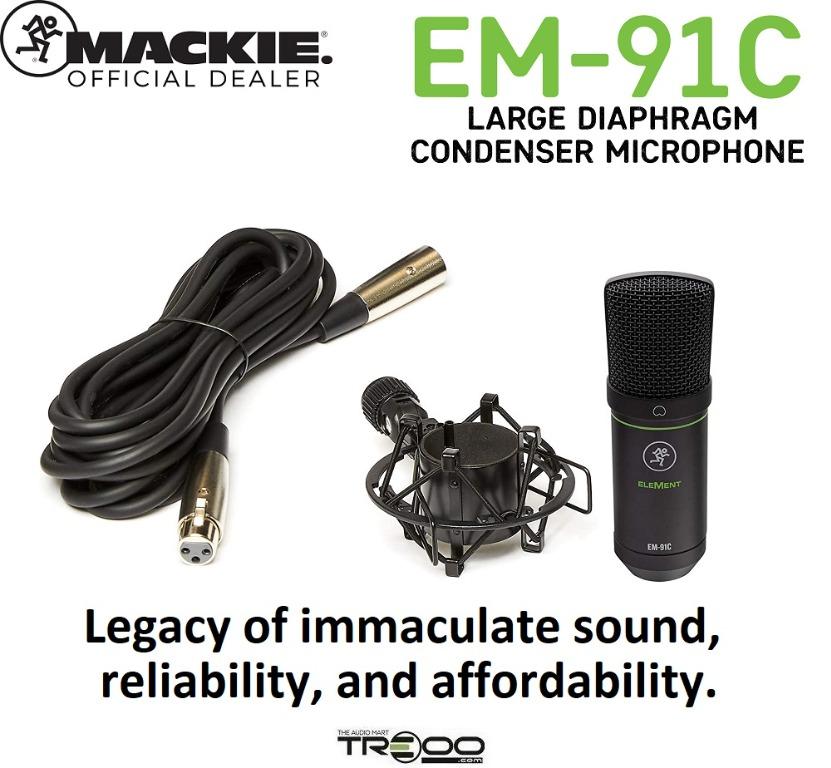 Mackie EM-91C Condenser Microphone, Audio, Other Audio Equipment on ...