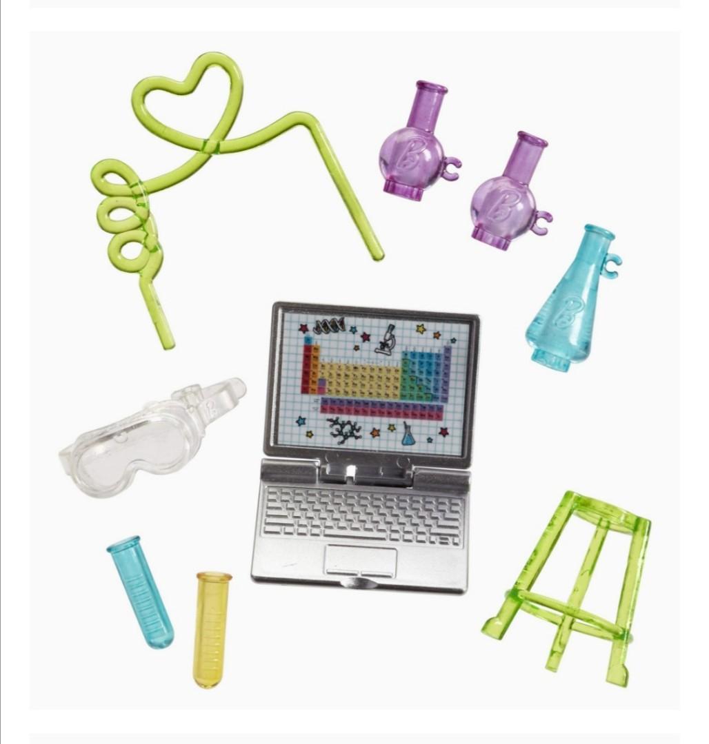 Mattel Barbie Career Professional Science Lab Playset FJB28, Hobbies ...