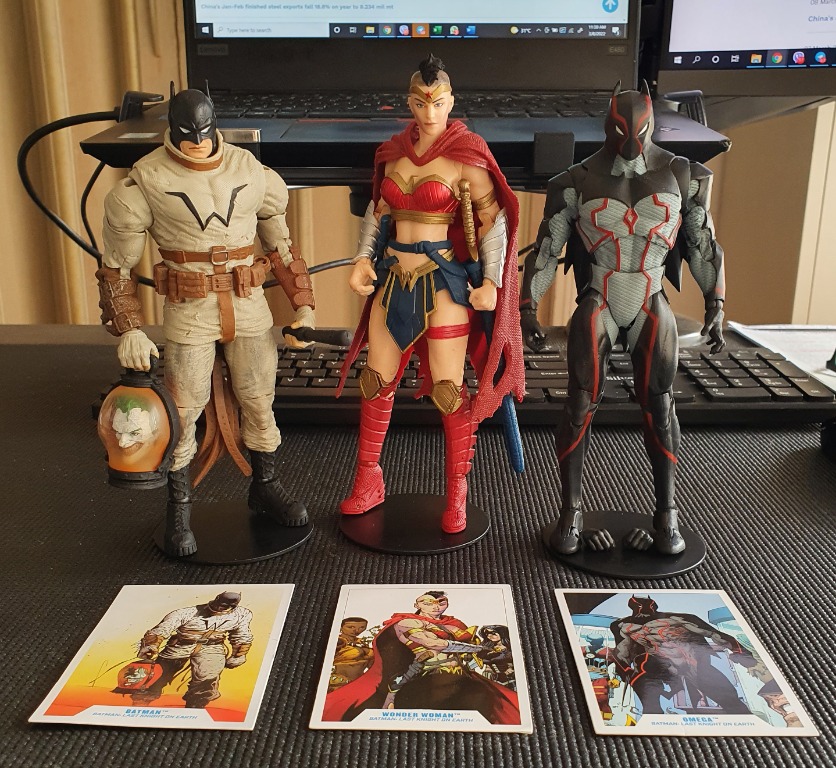 McFarlane LKOE Batman, Wonder Woman, Omega, Hobbies & Toys, Toys ...