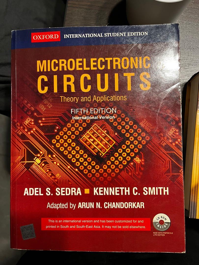 Microelectronics Circuits, Hobbies & Toys, Books & Magazines, Textbooks ...
