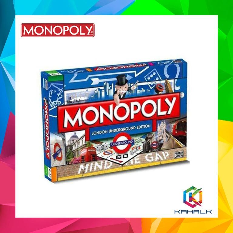 Monopoly London Underground Edition - out of stock, Hobbies & Toys ...