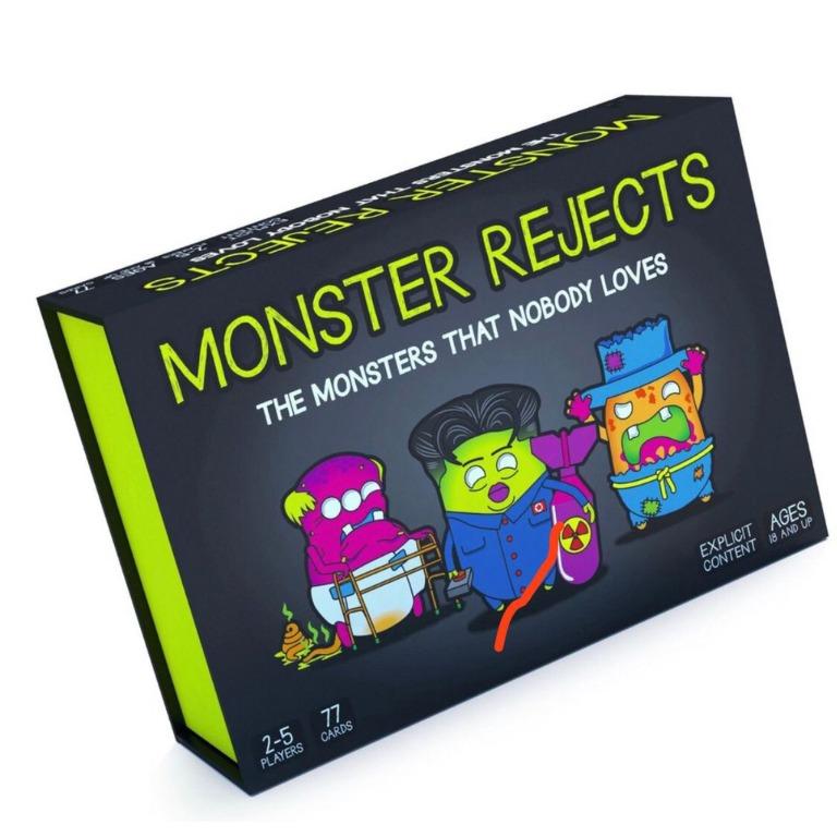 Monster Rejects & Monster Misfits English Card Game (L0169), Hobbies ...