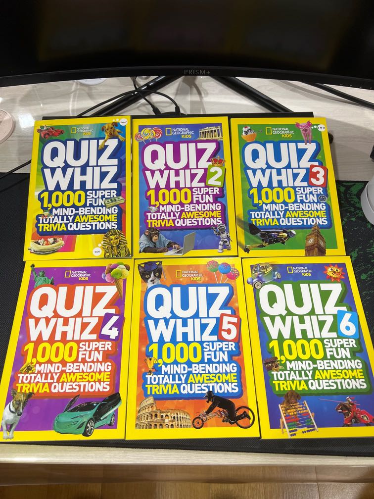 National geographic kids quiz whiz 1000 super fun mind bending totally ...