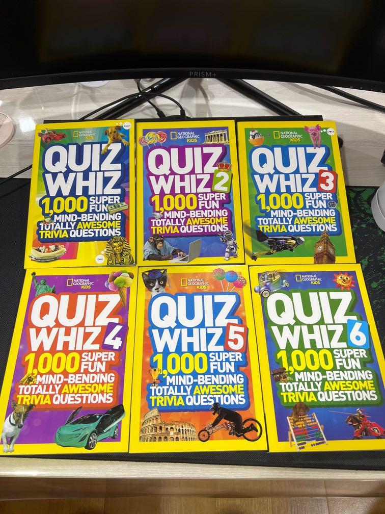 National geographic kids quiz whiz 1000 super fun mind bending totally ...