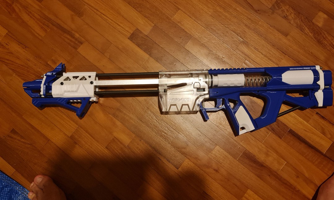 Nerf Worker Caliburn, Hobbies & Toys, Toys & Games on Carousell