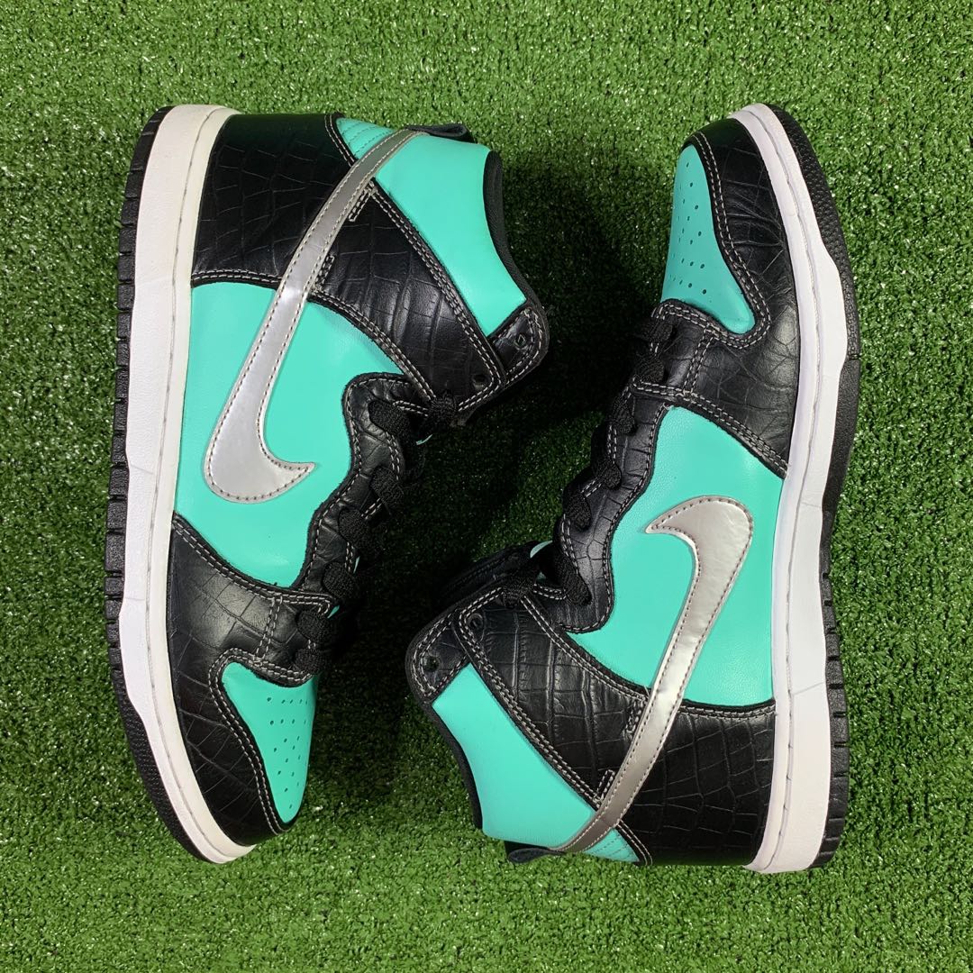 Nike SB Dunk High Diamond 'Tiffany' 2013, Men's Fashion, Footwear ...