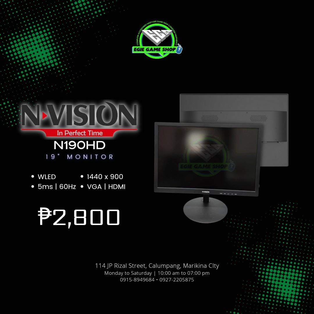 NVISION, Computers & Tech, Parts & Accessories, Monitor Screens on ...